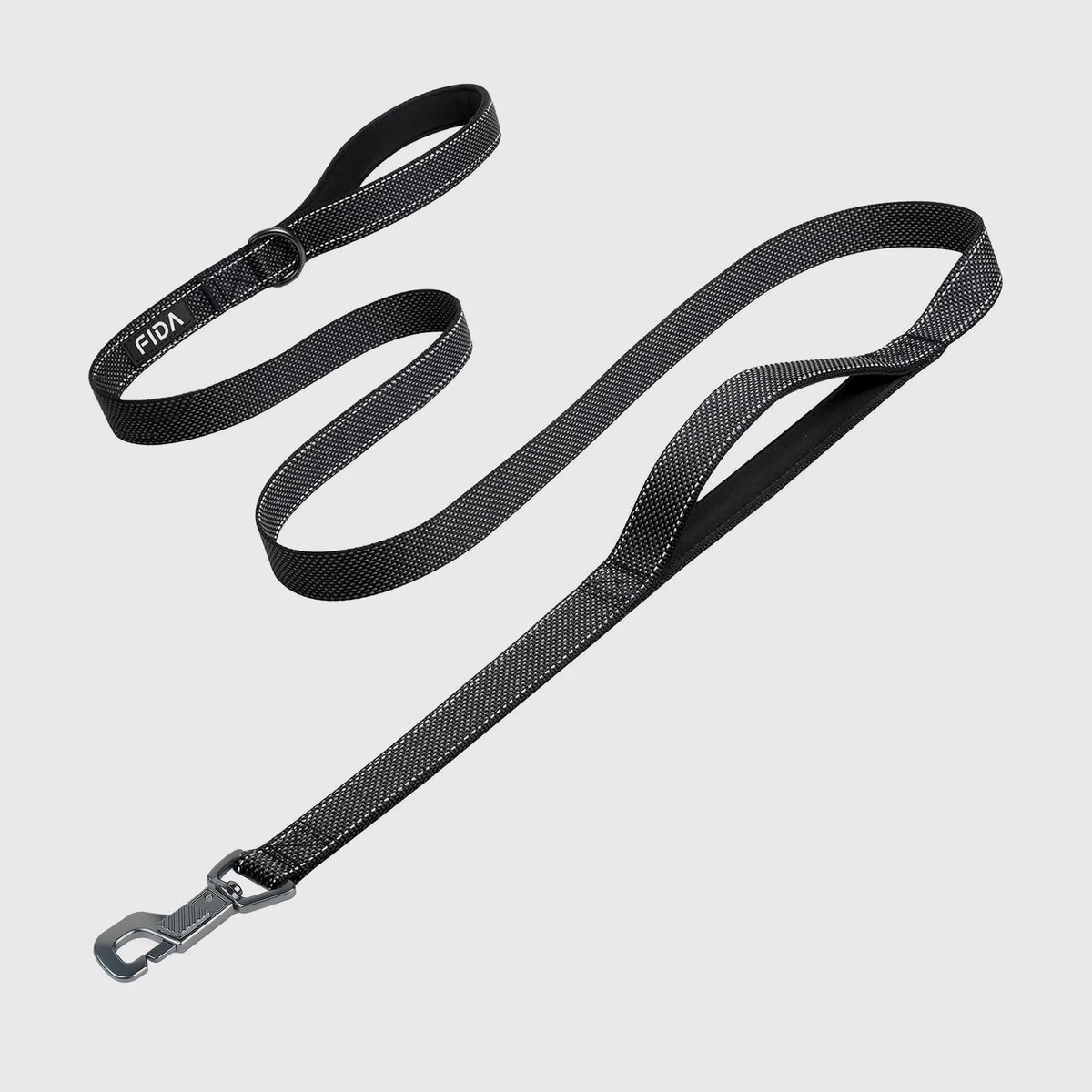 Heavy Duty Dog Leash - Dual Handle & Reflective | FIDA Pet